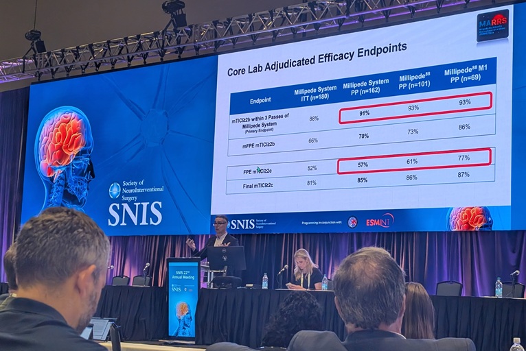 Late-breaking MARRS trial data reveal 61% first-pass effect rate with ...