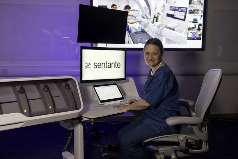 Sentante announces completion of transatlantic stroke intervention